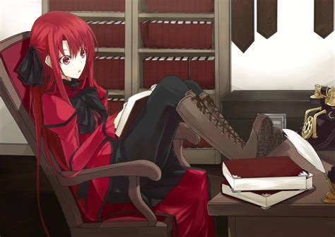 Anime Manga Pixiv Fantasia Redhead Kushia Microphylla Original