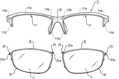 Lens Mounting Structure Of Eyeglass Frame Eureka Patsnap