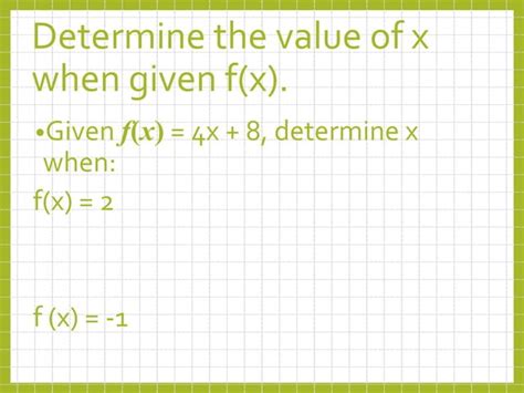 Function Notation Ppt