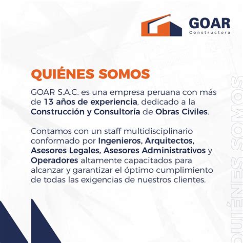 Goar Sac Goar Sac Es Una Empresa Peruana Con Más De Facebook