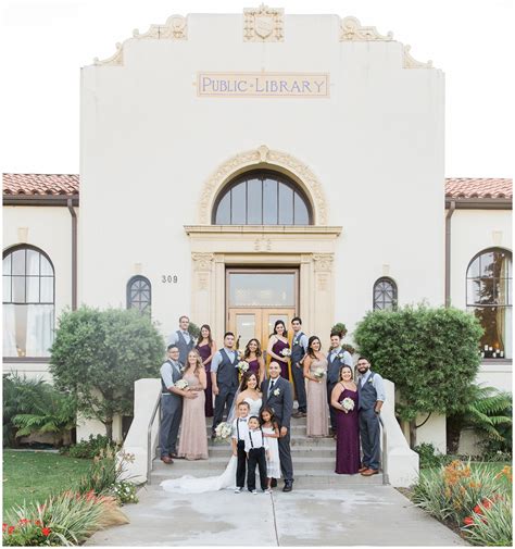 Redondo Beach Historic Library Wedding Michele Daniel Destination