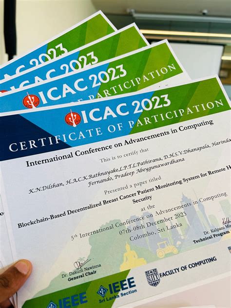 Icac2023 Sliit Blockchainsecurity Healthcarecybersecurity