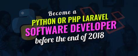 Become A Python Or PHP Software Developer Before The End Of Jobs In Nigeria