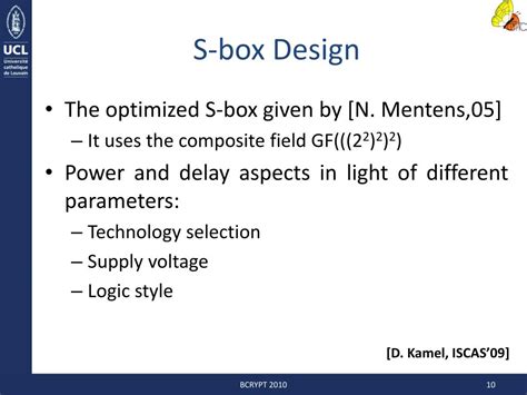 Ppt Low Power Aes Implementations For Rfid Technology Powerpoint
