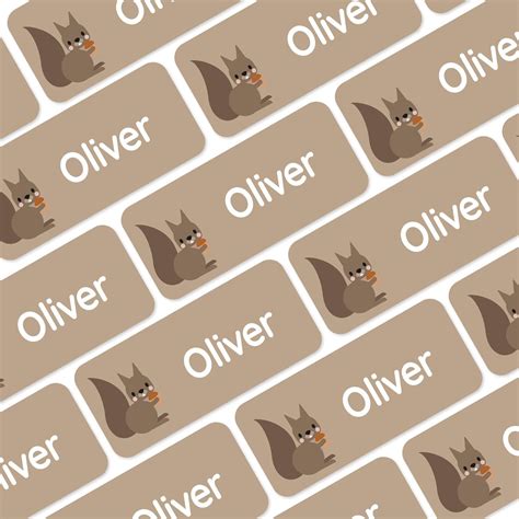 Teddylabels 120 Etiquetas De Nombre Personalizadas 12 X 05 Pulgadas Para Usar En Ropa Y