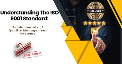 Understanding The Iso 9001 Standard Fundamentals Of Quality Management Systems Rj Quality