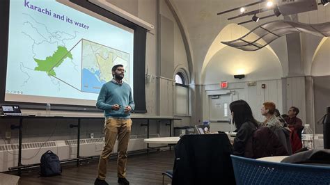Assistant Professor Hassaan Khan Unveils Insights On Karachis Water Resources The Tufts Daily