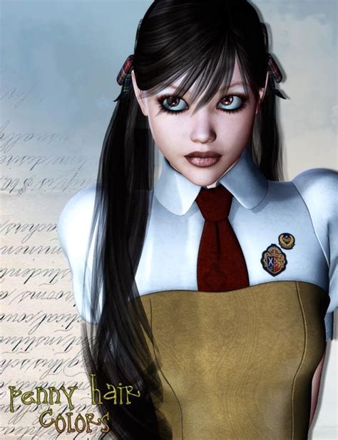 Penny Hair Colors Daz3d And Poses Stuffs Download Free Discussion