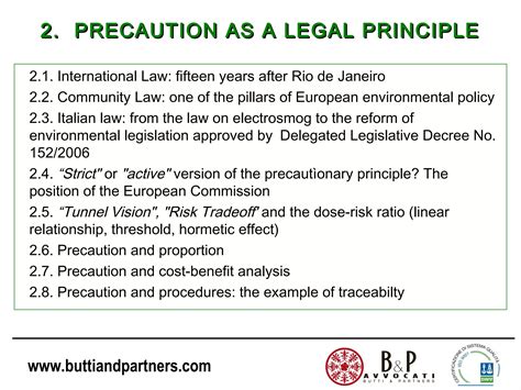 Precautionary Principle Ppt