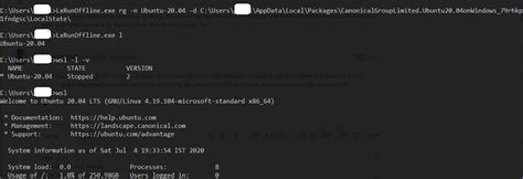 Wsl2 The Windows Subsystem For Linux Instance Has Terminated · Issue 5110 · Microsoftwsl