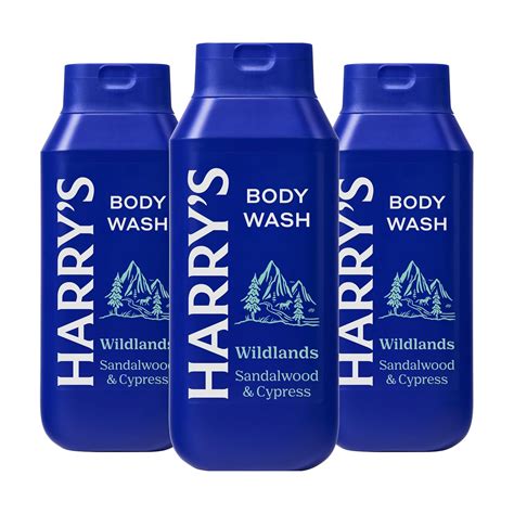 Harrys Mens Body Wash Shower Gel Wildlands Scent 18 Fl
