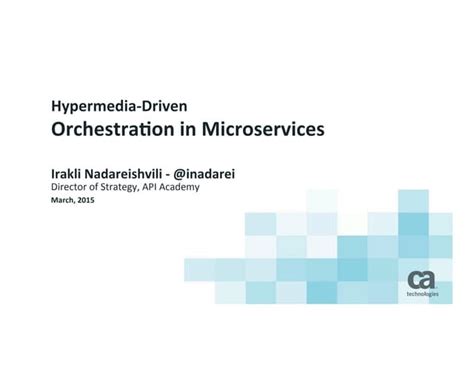 Hypermedia Driven Orchestration In Microservices Pdf Computing