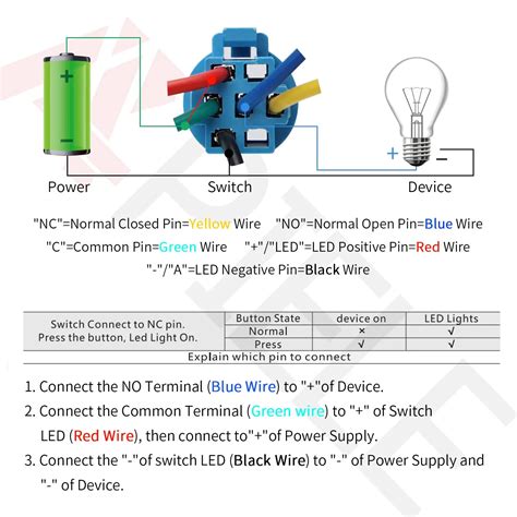 4 Terminal Push Button Switch Pinout Guide For Beginners