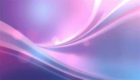Smooth Vibrant Pink And Blue Abstract Background With Flowing Curves And Soft Bokeh Effects