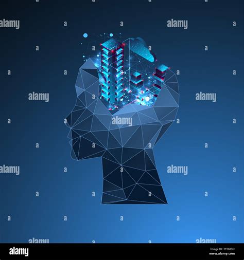 Artificial Intelligence Ai And Big Data Concept Machine Cyber Mind Technology Vector