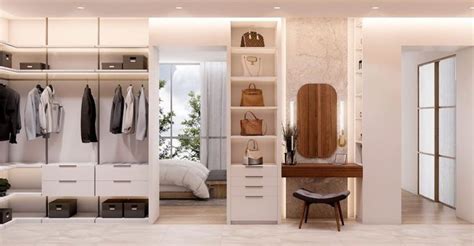 Closet And Makeup Table Design