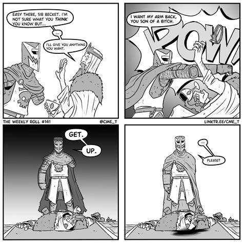 [art][oc] the weekly roll ch 141 ouchies r dnd