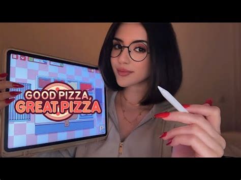 ASMR Lets Play Pizza Maker on My iPad pt 2 ~ Relaxing Tapping & Whispering