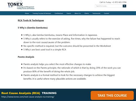 Root Cause Analysis RCA Training PPTX