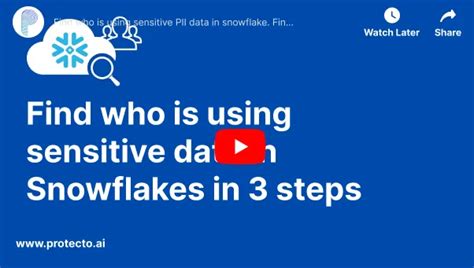 Free Snowflake Pii Scan Protecto