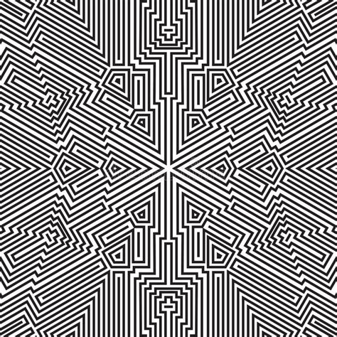 Vector Modern Seamless Geometry Pattern Squares 3d Black And White Abstract Stock Vector