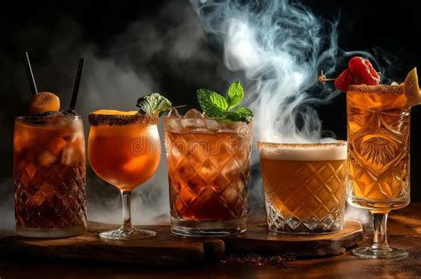 Ai Generator Image Of Cocktail Stock Illustration Illustration Of