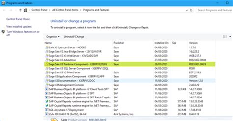 Learning To Update The Runtime Component Rt Sage X3 Support Sage