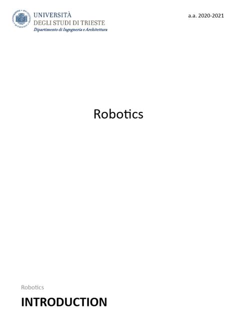 Roboticsandmechatronics Industrialrobotics Part1 2021 Compressed Pdf