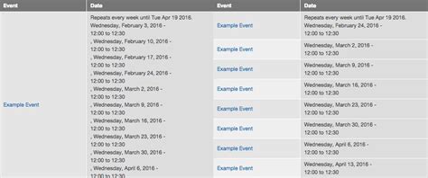 Correctly Display Repeating Dates In Drupal