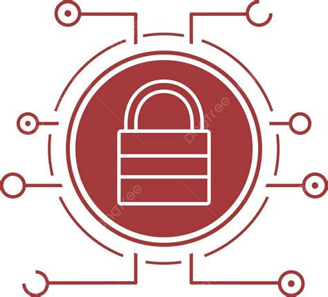 Lock Icon Security Tech Cyber Vector Security Tech Cyber PNG And Vector With Transparent