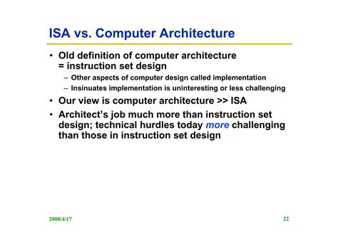 Isa Vs Computer