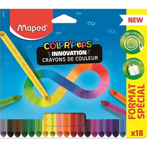 Crayon De Couleur Maped Colorpeps Infinity En Pochette De 18