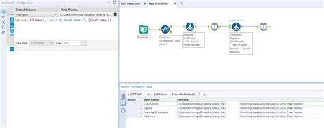 Solved Include Excel Sheet Name In Output Dataset Using D Alteryx