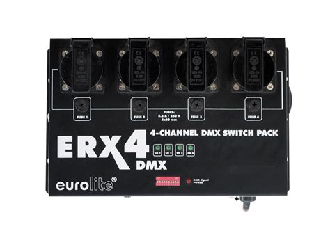 Leje Af DMX Switch Kanals Til Styring Af Effektmaskiner Via DMX Pult