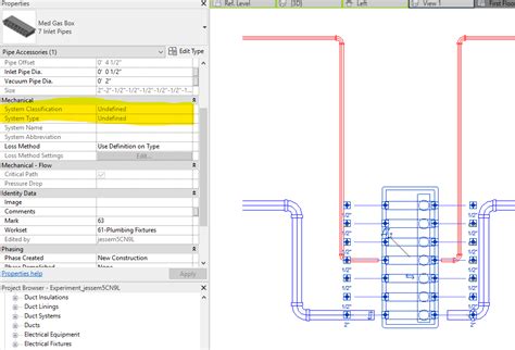 med gas box multiple system classifications autodesk community