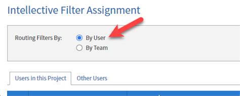 Assign An Intellective Routing Filter Vanillasoft