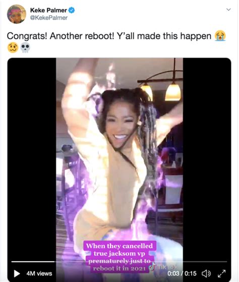 Keke Palmer Teases True Jackson Vp Return In Cute Tiktok Video Y