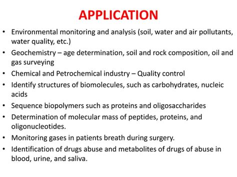 Mass Spectrometry Basic Principle And Instrumentation
