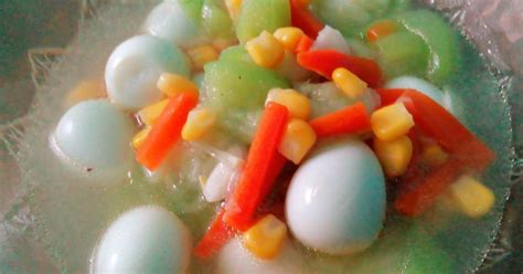 Resep Sup Oyong Telur Puyuh Oleh D Sizta Cookpad