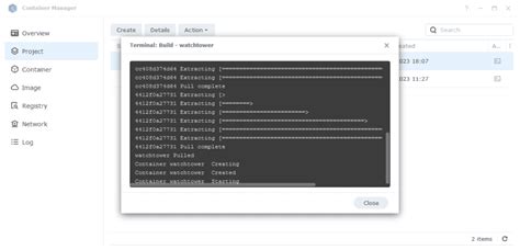 watchtower — automated docker updates on a synology nas
