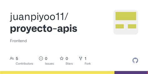 Github Juanpiyoo11proyecto Apis Frontend
