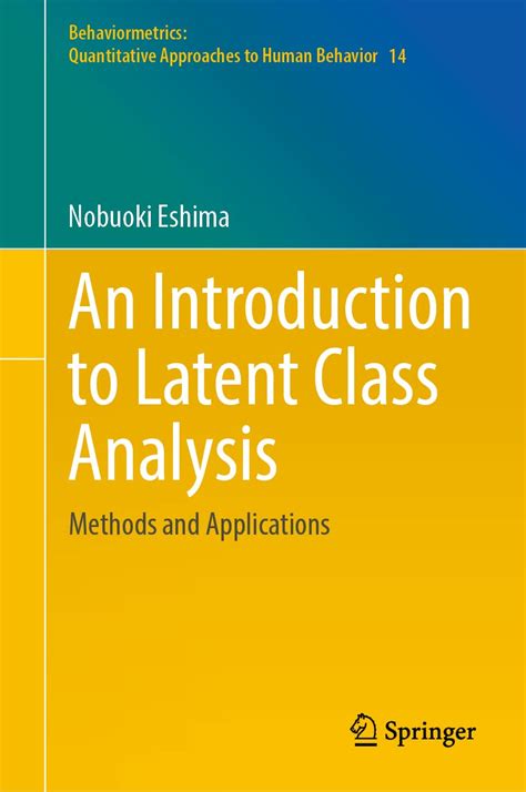 an introduction to latent class analysis methods and applications pdf