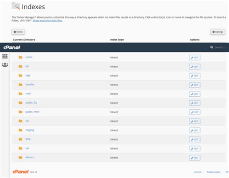 How To Disable Directory Listing In Cpanel Web Hosting Knowledgebase