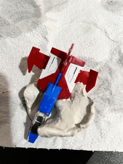 Mini Diorama Of Crashed Core Fighter R Gunpla
