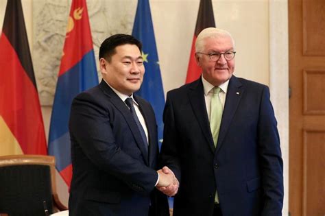 Ерөнхий сайд Л Оюун Эрдэнэ ХБНГУ ын Холбооны Ерөнхийлөгч Ф Штайнмайерт бараалхав