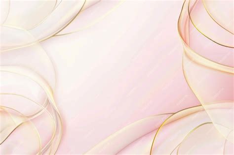 Abstract Pink With Shiny Gold Background Premium Ai Generated Image