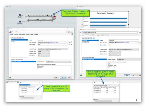 How Can I Apply Statisticscollector To The Conveyor System Flexsim Community