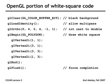 Ppt Opengl Powerpoint Presentation Free Download Id893467