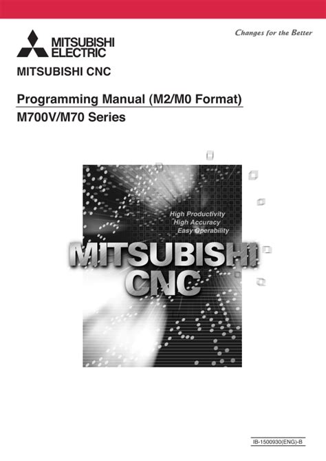 Mitsubishi Cnc M700v M70v Programming Manual