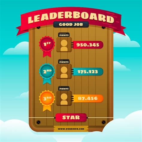 Free Vector Cartoon Leaderboard Illustration